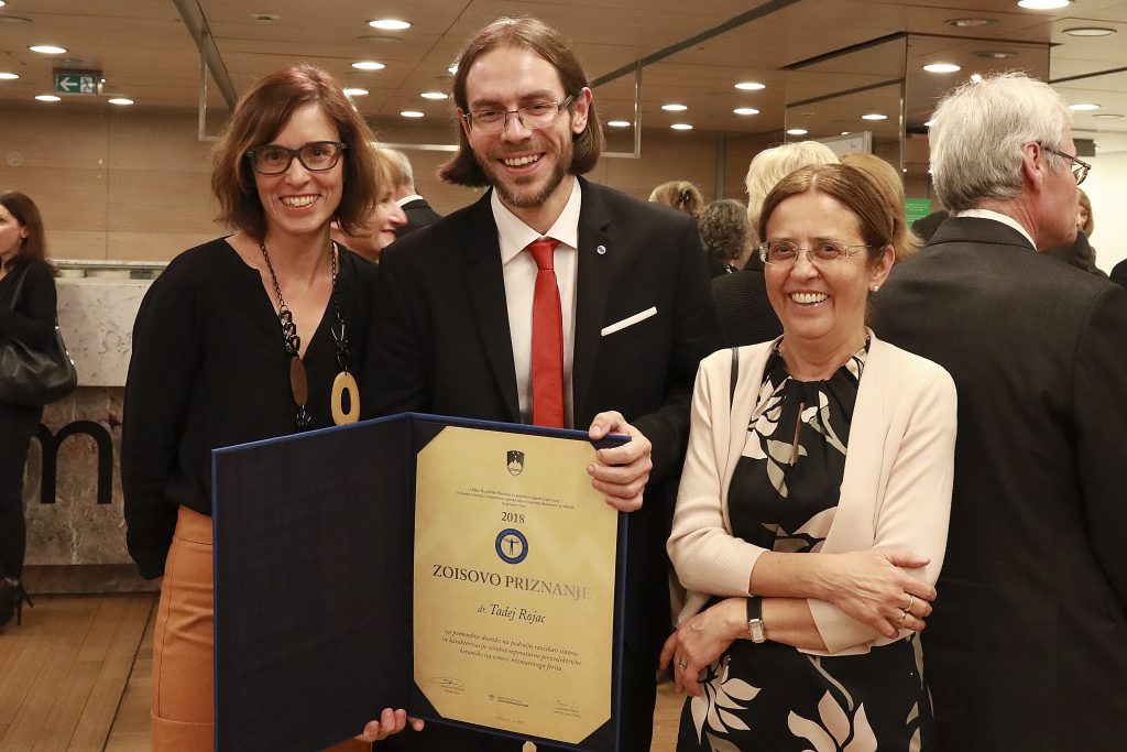 Asst. Prof. Tadej Rojac received the Zois Award – The Electronic ...